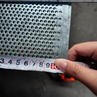 China Galvanized Perforated Mesh Sheet Bathroom Floor Drain With 1.5mm Aperture for sale