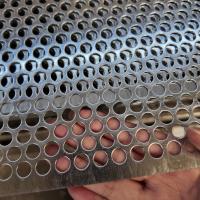 China Galvanized Perforated Mesh With 3mm Hole Diameter For Coal Yard Windbreak for sale
