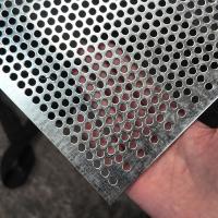 China Galvanized Perforated Mesh Sheet Bathroom Floor Drain With 1.5mm Aperture for sale