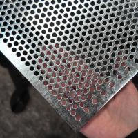 China 1000x2000mm Aluminum Perforated Sheet for Building Curtain Wall Decoration for sale