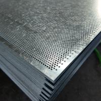 China Galvanized Perforated Mesh Iron Art Fence 3mm Hole Diameter 0.5-3mm Thickness for sale