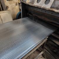 China 3mm Thickness Perforated Galvanized Steel Sheet For Sewer Filtration for sale