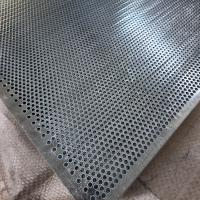 China 6061 5052 Aluminum Perforated Sheet Round Hole 1.22x2.44m for Storefront Decoration for sale