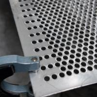 China Galvanized Perforated Steel Trench Cover 1.5mm Hole Heavy Duty 2.0mm Thick for sale