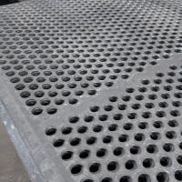 China 3mm Thickness Perforated Galvanized Steel Sheet For Sewer Filtration for sale