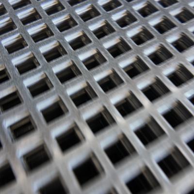 China 2mm Thick Square Hole Stainless Steel Perforated Mesh Sheet for sale
