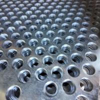 China 1220x2440mm Perforated Steel Sheet Round Holes 0.5-3mm Thickness for Material Separation for sale