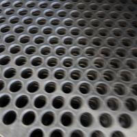 China Perforated Stainless Steel Cylinder 1.5mm Aperture Bird Proof for Grain Silos for sale