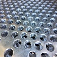 China 316L Perforated Stainless Steel Plate 1.22x2.44m for Coffee Bean Sieving for sale