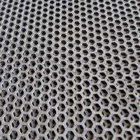 China Anti Slip Hexagonal Hole Balcony Base Plate 1000x2000mm Stamped Metal Walkway for sale