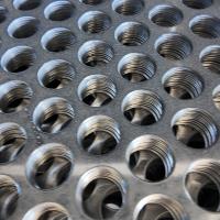 China Perforated Stainless Steel Cylinder 1.5mm Aperture Bird Proof for Grain Silos for sale