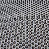 China Hexagonal Hole Decorative Perforated Metal Sheet Custom Thickness  0.5mm-3mm for sale