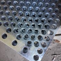 China 1220x2440mm Perforated Steel Sheet Round Holes 0.5-3mm Thickness for Material Separation for sale