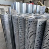 China 3mm Thick Silver Perforated Galvanised Steel Sheet Shelving for sale
