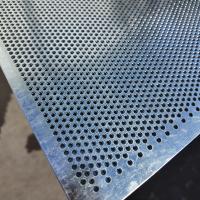 China 1000*2000mm Galvanized Perforated Mesh Crusher Screen Plate for sale