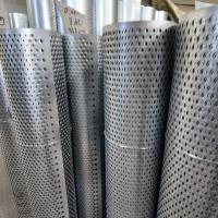 China Perforated Stamped Metal Mesh for Fence Decoration 1m 2m Sizes Galvanized Steel for sale