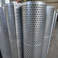 China Perforated Stainless Steel Cylinder 1.5mm Aperture Bird Proof for Grain Silos for sale