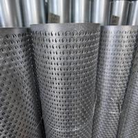 China 316L Perforated Stainless Steel Cylinder 10mm Holes Corrosion Resistant Outdoor for sale