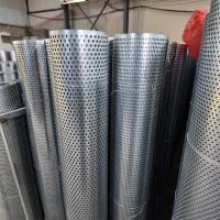 China 316L Perforated Stainless Steel Cylinder 10mm Holes Corrosion Resistant Outdoor for sale