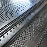 China Yellow Galvanized Metal Wall Penetration Panel 1.22x2.44m Perforated for Construction for sale
