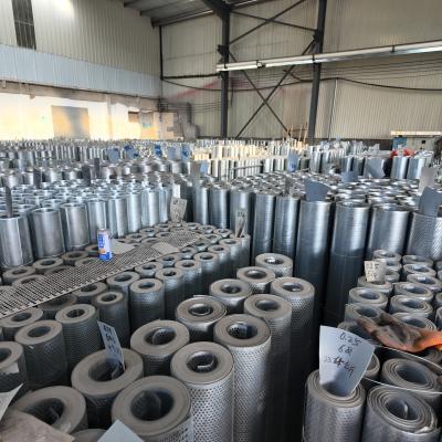 China Yellow Galvanized Metal Wall Penetration Panel 1.22x2.44m Perforated for Construction for sale