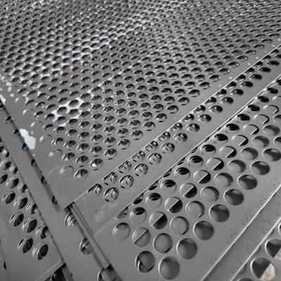 China White Powder Coated Round Hole Decorative Perforated Aluminum Sheet 0.5-3mm for sale