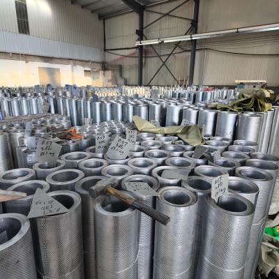 China Galvanized Perforated Cylinder for Grain Screening for sale