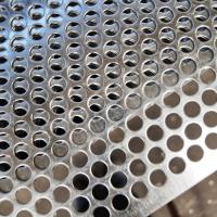 China 2mm Galvanized Perforated Mesh 1.22x2.44m Rustproof Easy Installation for sale