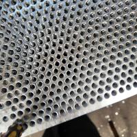 China Round Hole Perforated Steel Grating For Ventilation Equipment for sale