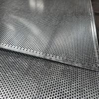 China Custom Galvanized Perforated Sheet Plate For Dust Wind Protection for sale