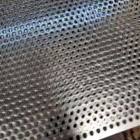 China 316L Stainless Steel Perforated Sheet 1mm Thick UV Resistant Marine Grade for sale