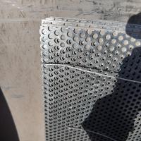 China Galvanized Perforated Mesh With 3mm Hole Diameter For Coal Yard Windbreak for sale