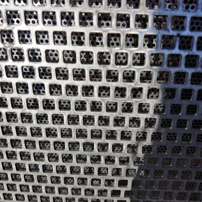 China Square Hole Perforated Metal Sheet 10mm x 10mm Powder Coating Brushed Pickling Steel Stainless Steel for sale
