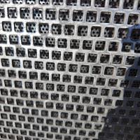 China Square Hole Perforated Metal Sheet 10mm x 10mm Powder Coating Brushed Pickling Steel Stainless Steel for sale