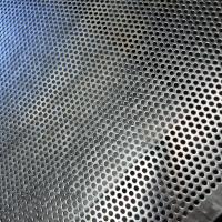 China 1mm Galvanized Perforated Mesh Construction Hoarding For Wind Resistance for sale