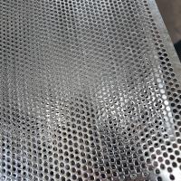 China 5mm Thick Steel Anti Slip Perforated Metal Sheet for Mining Screen 1.22x2.44m for sale