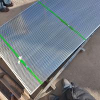 China 5mm Thick Steel Anti Slip Perforated Metal Sheet for Mining Screen 1.22x2.44m for sale