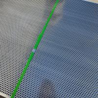 China 1mm Galvanized Perforated Mesh Construction Hoarding For Wind Resistance for sale