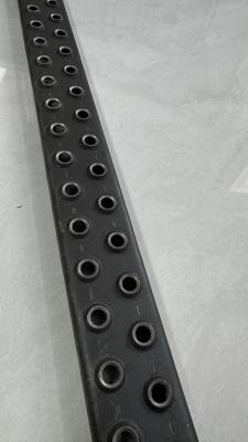 China Black Powder Coated Anti-Slip Perforated Strip for Construction Steps for sale