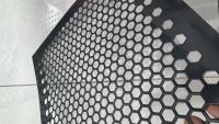 China Black Hexagonal Hole Perforated Sheet 0.5-3mm for Building Decoration for sale