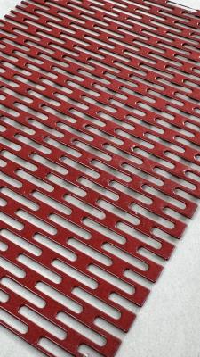 China Colorful Powder Coated Perforated Metal Mesh 0.5-3mm RAL Colors for sale