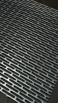 China Oblong Hole Perforated Plate for Ventilation Grilles or Decorative Panels for sale