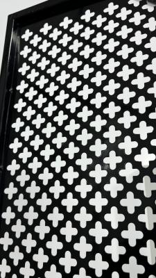 China Customizable Perforated Aluminum Sheet 0.5-3mm Plum Blossom Holes Decorative Metal Panel for sale
