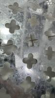 China 1.5mm Galvanized Steel Plum Blossom Perforated Sheet 1000x2000mm Customizable for sale