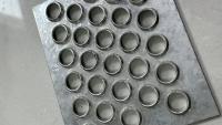 China Round Hole Metal Perforated Plate 0.5-3mm Thickness for Machinery Protection Custom Shape for sale