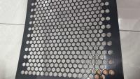 China 1000x2000mm Galvanized Perforated Metal Sheet Customizable Colors for sale