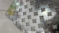 China 1.5mm Galvanized Steel Plum Blossom Perforated Sheet 1000x2000mm Customizable for sale
