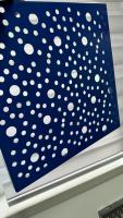 China Blue Perforated Aluminum Panel for Curtain Wall Decoration for sale