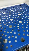 China Blue Perforated Aluminum Panel for Curtain Wall Decoration for sale
