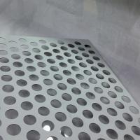 China Large Hole Electroplated Perforated Metal Grating For Industrial Screening for sale